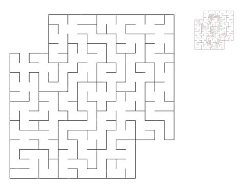 premium vector square maze logic game with labyrinths maze game a