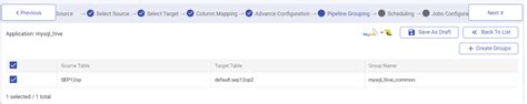 Create CDC Application Gathr