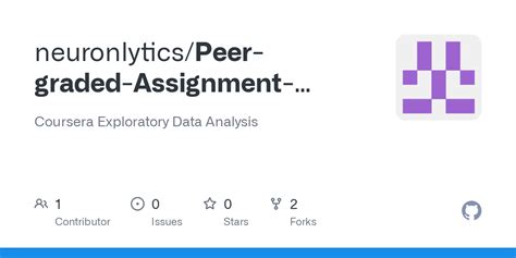 GitHub Neuronlytics Peer Graded Assignment Exploratory Data Analysis