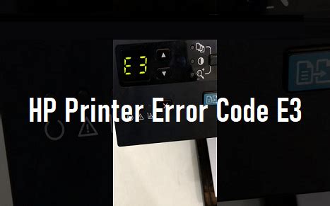Solved Error HP Printer Error Code E Best Solutions