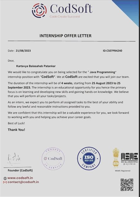 Kartavya Patankar On Linkedin Codsoft Newbeginnings Webdevelopment