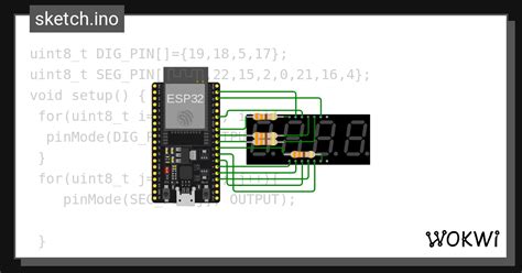 簡易時鐘 Wokwi ESP32 STM32 Arduino Simulator