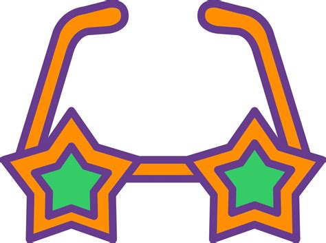 Star Glasses Creative Icon Design 15522840 Vector Art At Vecteezy