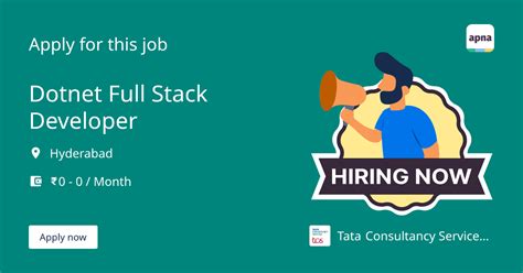 Dotnet Full Stack Developer In Tata Consultancy Services Tcs