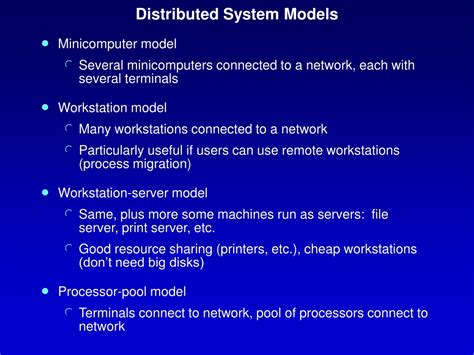 Ppt Distributed Systems Classification Properties And Advantages Powerpoint Presentation