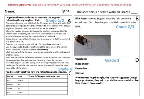 Light Required Practical Lesson With Method Teaching Resources