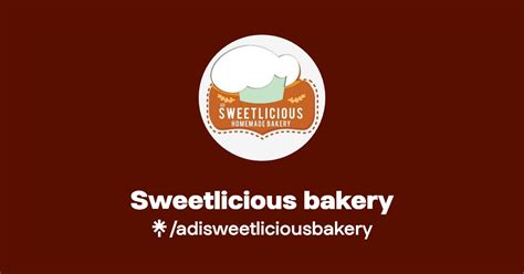 Sweetlicious Bakery Instagram Facebook Tiktok Linktree