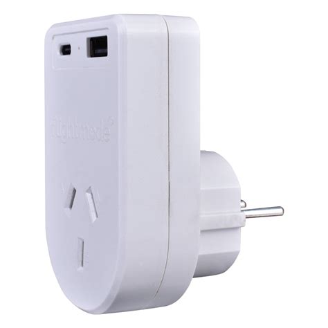 Flightmode Outbound Aunz To Usacanada Travel Adaptor With Usb Type C