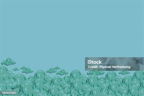 하늘 그림 벡터가 있는 구름 파스텔과 그라데이션 쉐이드의 색상 카드 웹 사이트 배경 화면 아이 배경 및 인쇄를위한 최소한의 일러스트 템플릿 개념에 대한 스톡 벡터 아트 및