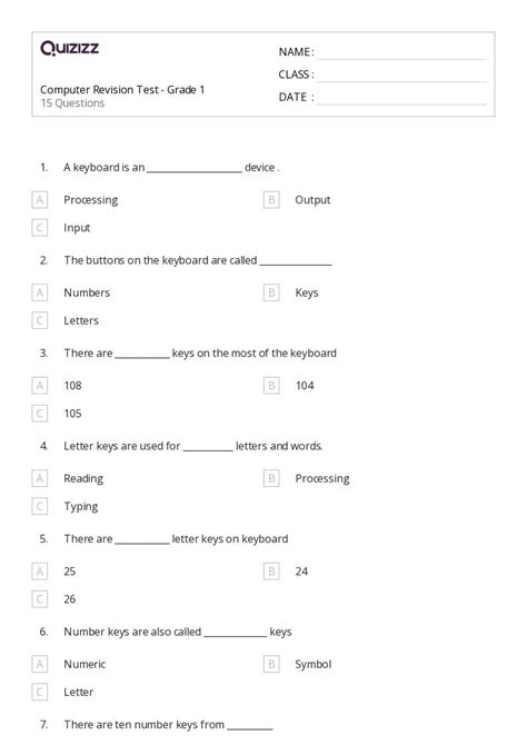 50 letters and words worksheets for 1st class on quizizz free