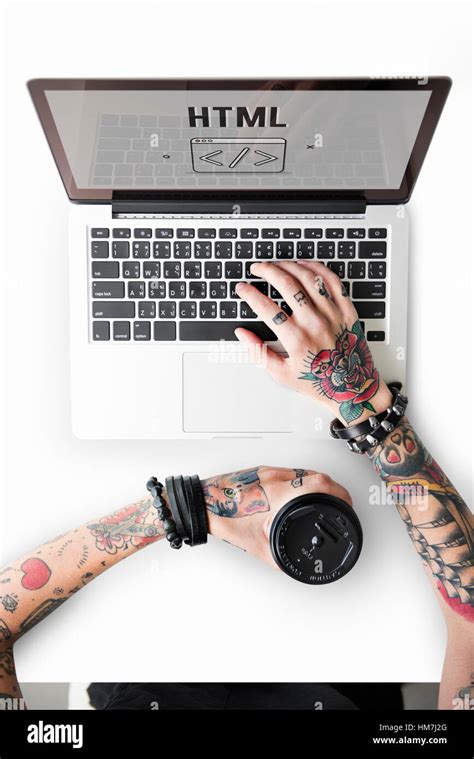 Programmer Coding HTML Script Concept Stock Photo Alamy