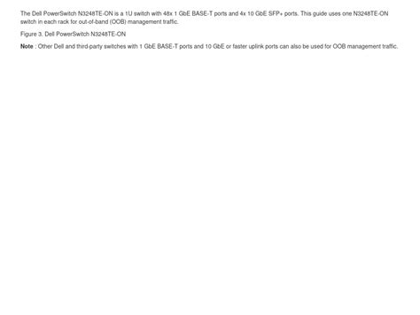 Dell Powerswitch N3248te On Sonic Smartfabric Manager For Powerscale Deployment Guide Dell