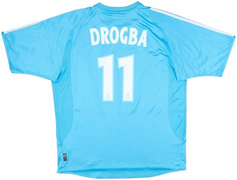 2003 04 Olympique Marseille Away Shirt Drogba 11 9 10 L
