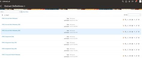 Importing The Oracle Hcm Cloud Extract Definition