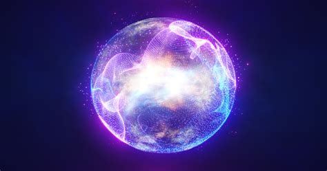 빛나는 밝은 입자 에너지 과학 미래 하이테크 배경이 있는 추상적인 에너지 구체 3차원 형태에 대한 스톡 사진 및 기타 이미지 3차원 형태 과학 구 Istock