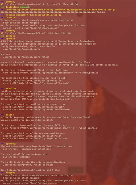 Brew Install Mongodb Grouplasopa
