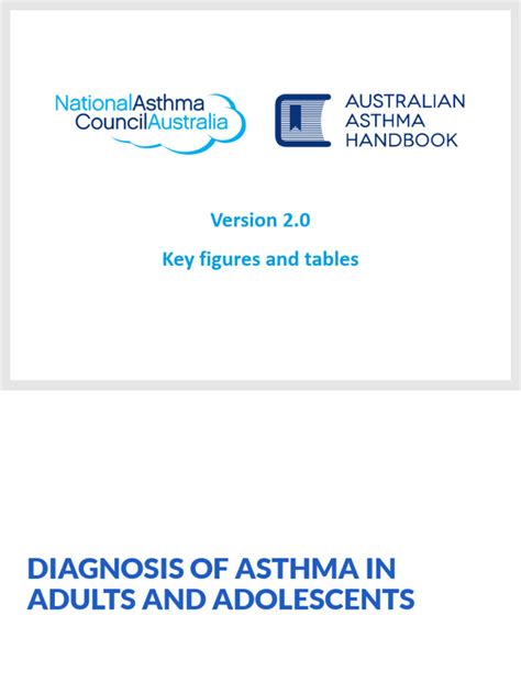 Australian Asthma Handbook V2 0 Tables And Figures Pdf Asthma Clinical Medicine