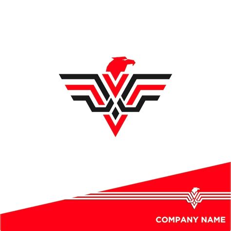 Premium Vector Flying Eagle Logo Simple Illustration