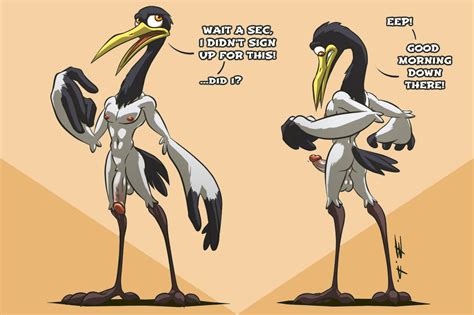 Rule Fingers Toes Anthro Ass Avian Balls Bassybefuddle Bird Crane Bird Dreamworks