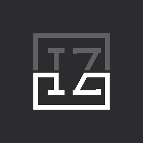 Premium Vector Creative Modern Minimalist Iz Letter Logo Design