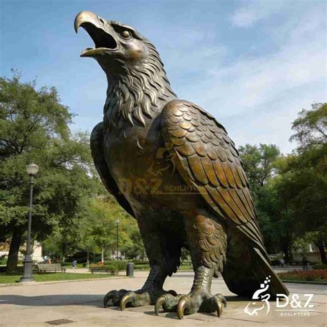 15 Large Metal Eagle Sculptures And Statues Power And Freedom