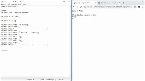 Javascript Variável String Youtube