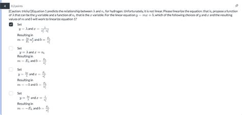 solved [caution tricky ] equation 1 predicts the