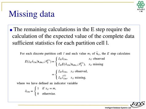 Ppt Mixture Model Clustering For Mixed Data With Missing Information Powerpoint Presentation