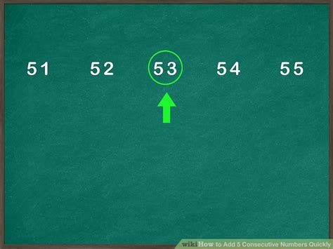 3 ways to add 5 consecutive numbers quickly wikihow