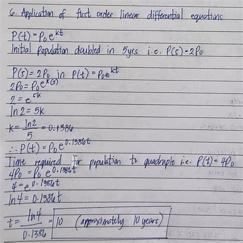 [solved] 6 Coverage 1 Solution Of First Order Differential