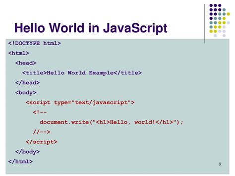 Ppt Introduction To Javascript Powerpoint Presentation Free Download