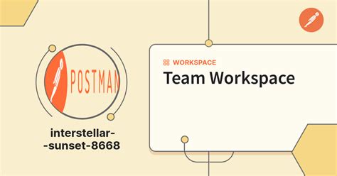 team workspace postman api network