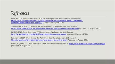 The Causes Of The Wall Street Crash Of Pptx