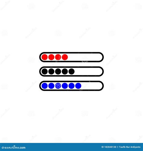 Loading Process Logo Set Icon Stock Vector Illustration Of Sign