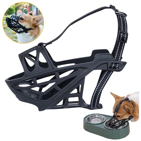 Danfer Dog Muzzle Soft Basket Muzzle For Small Medium Large Sized Dogs