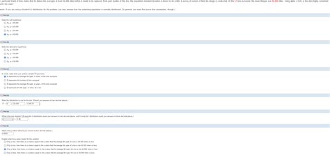 Solved In Words State What Your Random Variable Xˉ