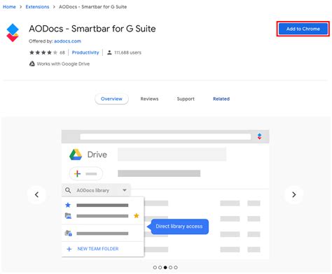Install The Aodocs Smartbar Aodocs Knowledge Base