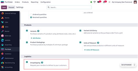 How To Manage Dropshipping In Odoo 17 Purchase Module