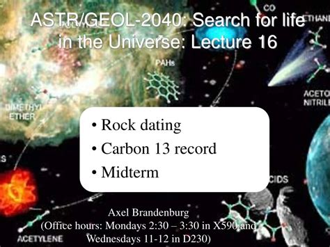 PPT ASTR GEOL Search For Life In The Universe Lecture PowerPoint Presentation ID
