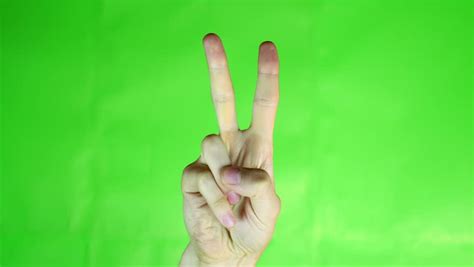 Green T Of Hand Gesturesmale Stock Footage Video 100 Royalty Free 7361533