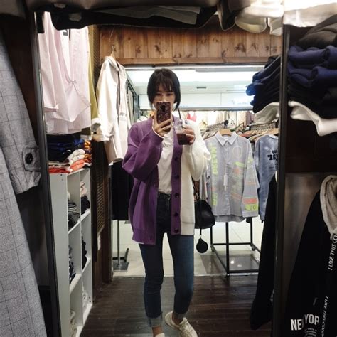 오버핏가디건 블론드나인 여자 루즈핏 배색포인트가 예쁜 네이버 블로그