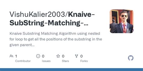 github vishukalier2003 knaive substring matching algorithm knaive substring matching