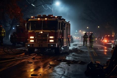 Premium Ai Image Emergency Response Scene Generative Ai