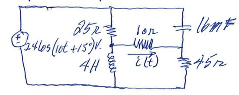 Solved Determine The Steady State Current I T Using The