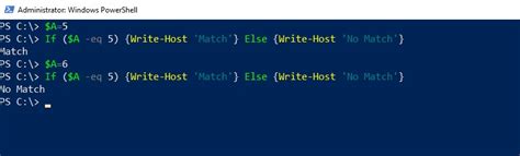 how to use iif else statements in powershell