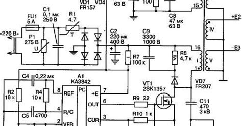 ELECTRONIC CIRCUIT UC3842 CURRENTMODE PWM CONTROLLER
