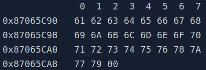 Memory Dumps Filipecn