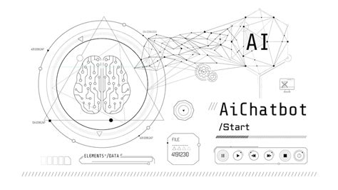 Premium Vector Futuristic Interface For Brain Research With Data Decoding