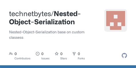 Github Technetbytesnested Object Serialization Nested Object
