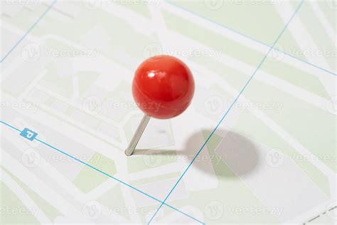 Street Map With Red Pin Point Map Location Concept 47104906 Stock Photo At Vecteezy